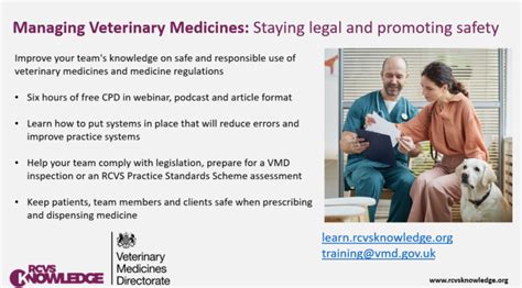 New RCVS Knowledge Course To Improve Medication Safety In Veterinary
