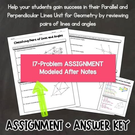 Classifying Pairs Of Lines And Angles High School Geometry Curriculum