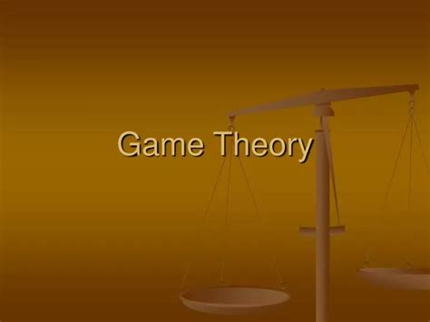 Ppt Game Theory Powerpoint Presentation Free Download Id3004978