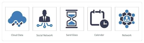 Cloud Data Social Network 26449212 Vector Art At Vecteezy