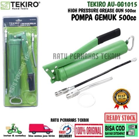 POMPA GEMUK TEKIRO CC TANGAN STEMPET BESAR HAND GREASE GUN CC ANTI KARAT AU GG