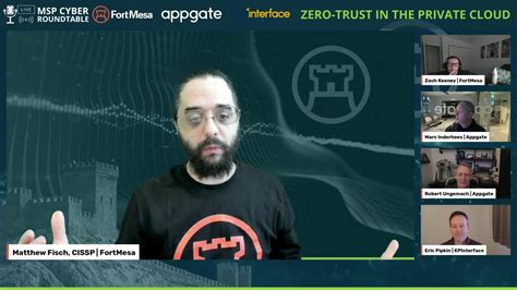 Fortmesa On Linkedin Matthew Fisch Cissp Of Fortmesa And Robert Ungemach Of Appgate Discuss…