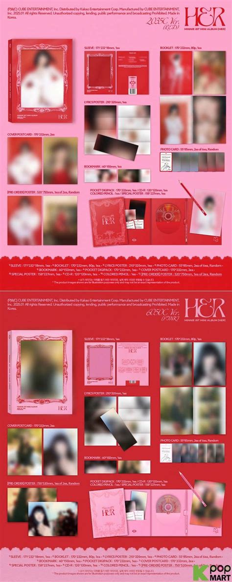 Kpop Dünyasi Gi Dle Minnie 1st Mini Album Her 6050c Pink Ver Fiyatı Yorumları Trendyol