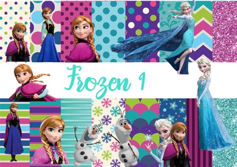 Kit Digital Frozen Elo7 Produtos Especiais