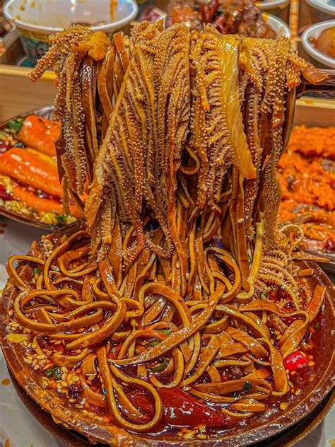 重庆必吃 千层毛肚面