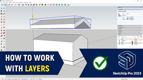 How To Work With Layers In Sketchup Pro Youtube