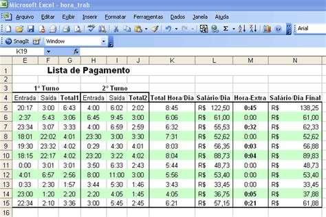 Horas Trabalhadas Download