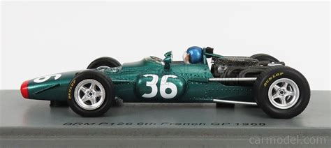 SPARK MODEL S5701 Scale 1 43 BRM F1 P126 N 36 FRANCE GP 1968 P