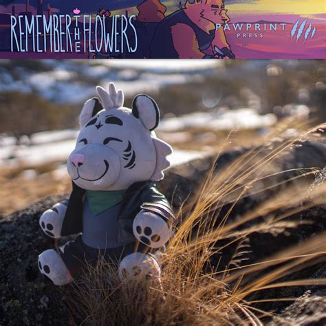 Remember The Flowers Axel Plush Pawprint Press Official Store