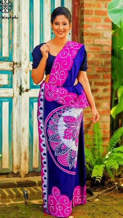 ලස්සනම සාරි විලාසිතා එකතුව 🤔🤔🤔 What Is The Most Beautiful Saree