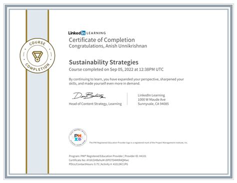 Anish Unnikrishnan On Linkedin Certificate Of Completion