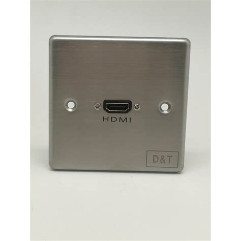 Dandt Hdmi Socket To Socket 3 X 3 Metal Wall Plate Cmmtdt 348 Shopee Malaysia