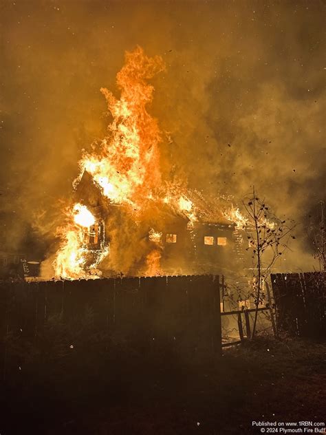 Wind Driven Fire Torches 2 Buildings And Brush In Plymouth