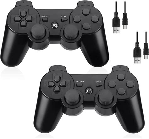 Infisu 2 Pack Controllers For Ps3 Wireless Playstation 3 Gaming