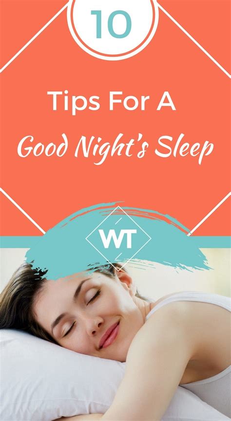 10 Tips For A Good Nights Sleep