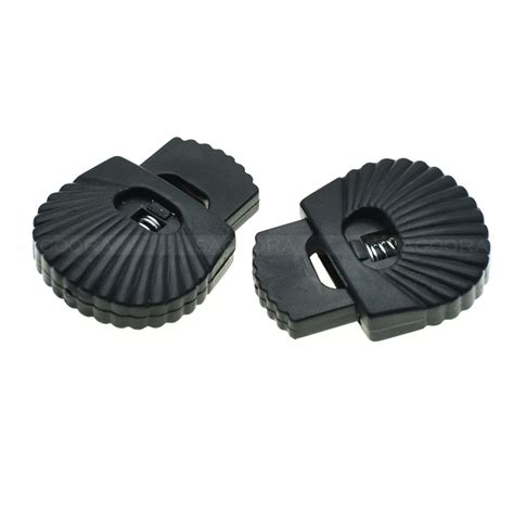 19 64 7 5mm Hole Plastic Toggle Cord Lock Stopper For Shoe Paracord