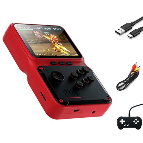 Doubles 8 Bit 3 0 Inch Rocker Arcade Handheld Game Console Built In 500