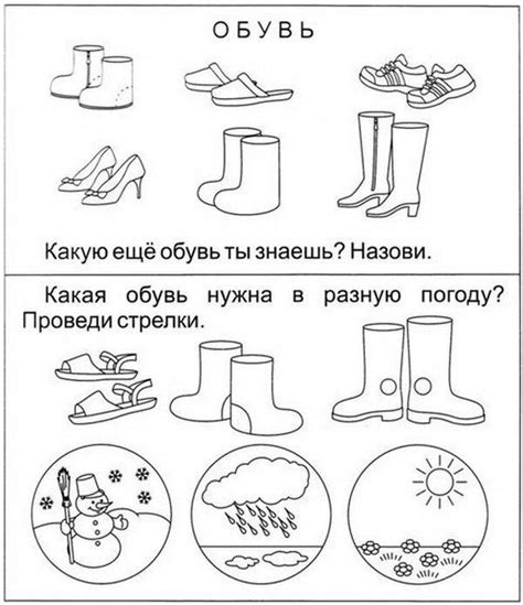 Раскраска Обувь для детей распечатать бесплатно