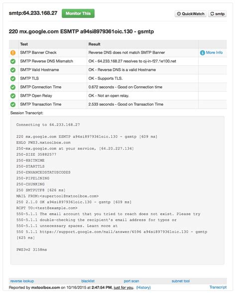 Reverse Dns Does Not Match Smtp Banner Cookbewer