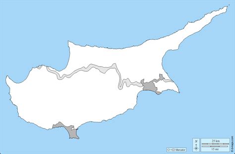 Cyprus Un Buffer Zone Map