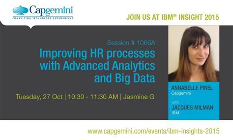 Hear How Capgemini And Ibm Are Using Analytics To Benefit Hr Processes