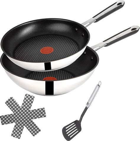 Tefal E30 Jamie Oliver Pfannenset Induktion 4 Tlg SET10 Hohe Wok 28
