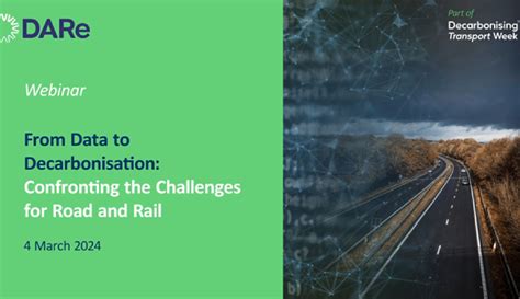 Webinar From Data To Decarbonisation Dare
