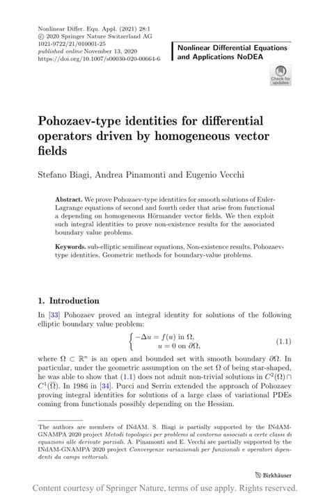 Pohozaev Type Identities For Differential Operators Driven By