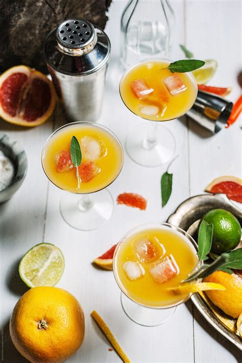 Citrus Cocktails By Stocksy Contributor Darren Muir Stocksy