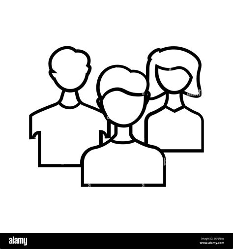 Audience Editable And Resizeable Vector Icon Stock Vector Image And Art