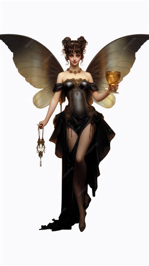 Premium Photo Enigmatic Elegance Transcendent Flight Of The Alluring