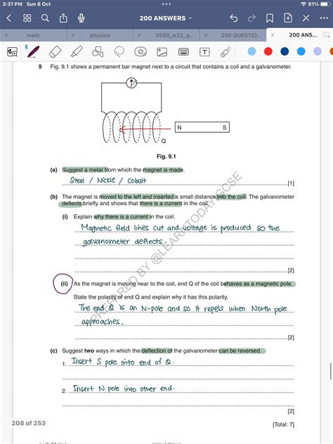 0625 Physics R Igcse