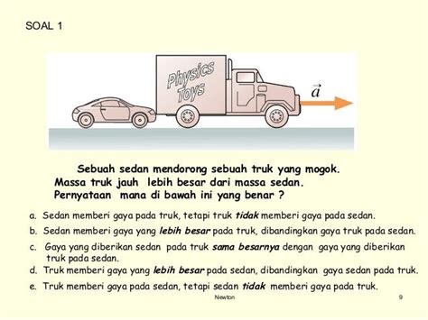 Contoh Soal Hukum Newton Bakti Soal