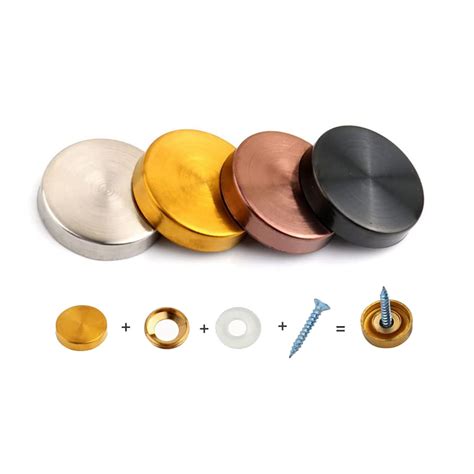 Juego De 4 Tapas Decorativas De Metal Oro 12x5 Mm Wood Tools And Deco