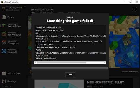 Error When Launching Game Not Tried To Play It For 5 Months Tried