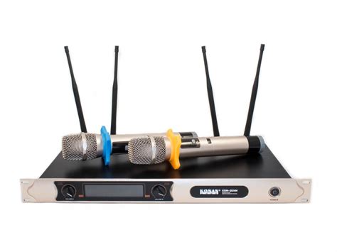 Двойная цифровая диверситивная радиомикрофонная система UHF с ...