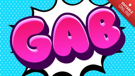 Gab Text Effect Generator Textstudio
