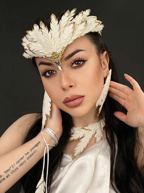 White Raven White Phoenix White Bird White Swan Nymph Headdress