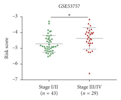 Ae Risk Score Distribution In The Entire Tcga Set By Different T
