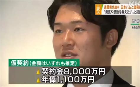 ドラフト2位 上武大の進藤が日本ハムと仮契約 Bilibilib站无水印视频解析——6li6在线工具箱