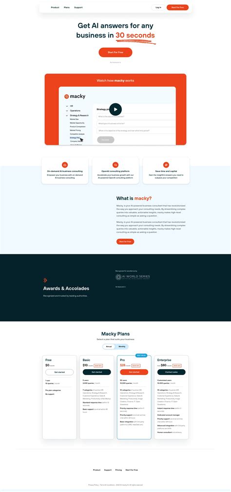 Macky Ai：30 秒获得商业问题的答案