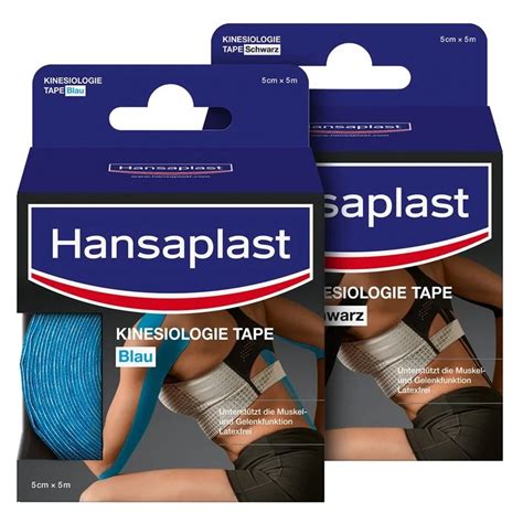 Hansaplast Kinesiologie Tape Farbauswahl Größe 5 m x 5 cm