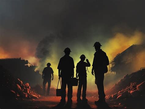 Firefighter Works On Fire Fireman Walks Inside Burning Building
