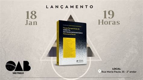 Lançamento Do Livro Novas Perspectivas Do Direito Antidiscriminatório
