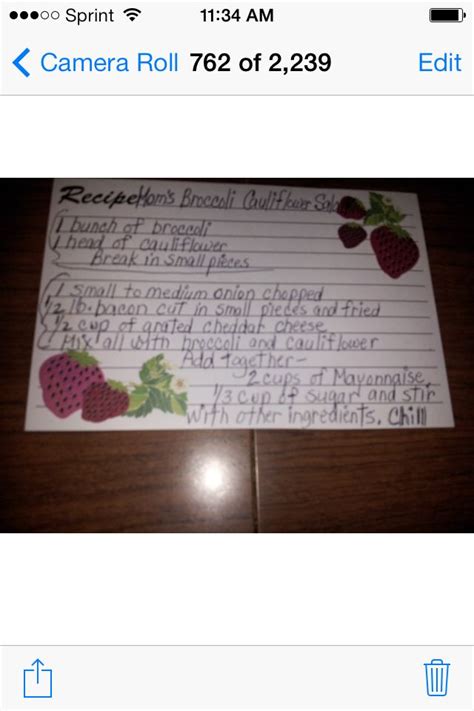 Broccolicauliflower Salad Absolutely Delicious I Use An Electric Chopper For The Veggies