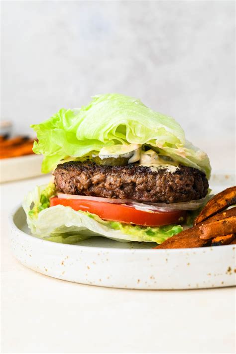 Lettuce Wrap Burger Whole30 Paleo Gf