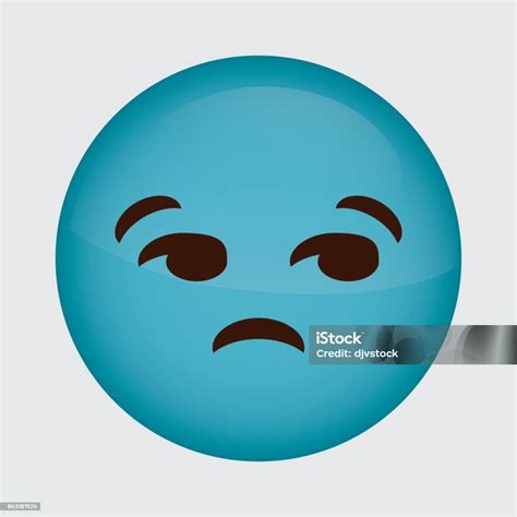 Ilustración De Icono De Cara De Dibujos Animados De Emoticonos Y Más