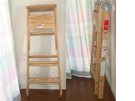 114cm USA製ミシガンラダーMICHIGAN LADDER 木製 脚立4ステップ はしご棚ウッドステップラダー未使用ウッドラダー3段4