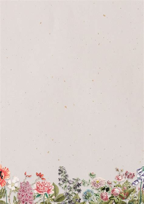 Download Premium Image Of Spring Background With Vintage Flowers By