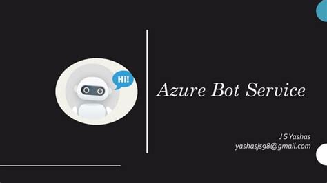Deploying A Chatbot Service Using Microsoft Azure Pdf